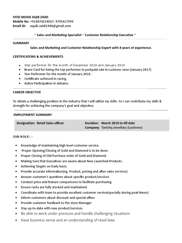 Sales and Marketing | PDF | Sales | Retail