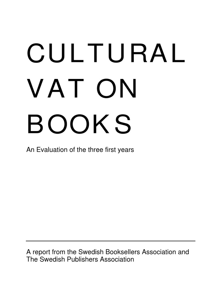 Cultural Vat On Books: An Evaluation of The Three First Years | PDF ...