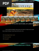Analisis Kestabilan Lereng Dengan Metode Irisan | PDF