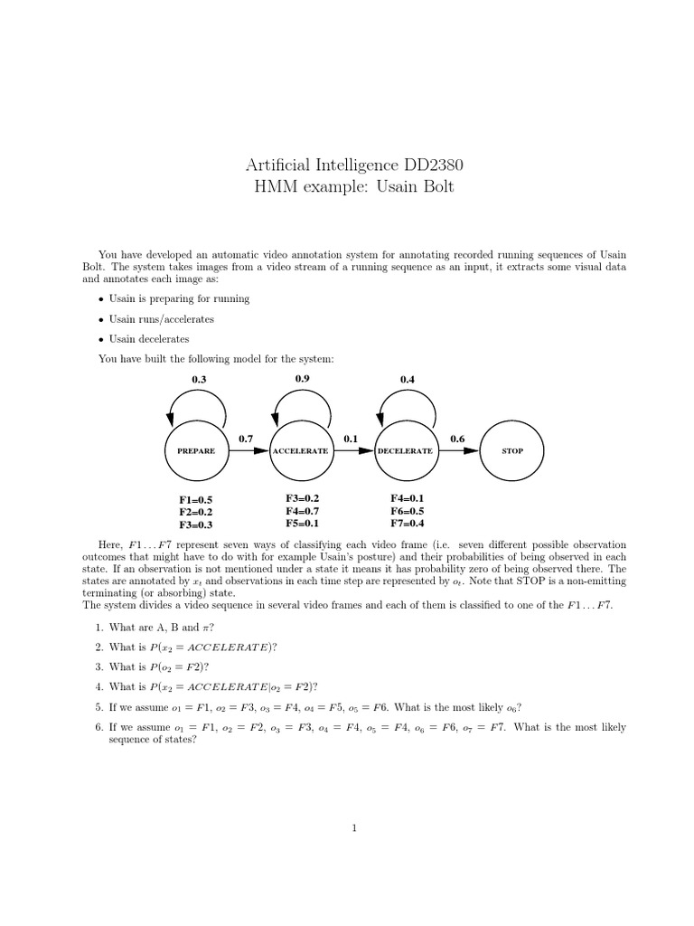 HMM Examples | PDF | Futurology | Computational Neuroscience