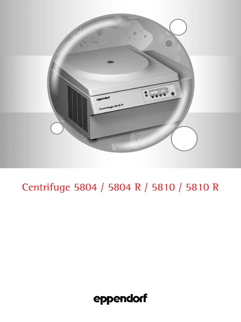 Centrifuge 5804R 5810R Operating Guide-1 1397-10-3-17-44 PDF | PDF ...
