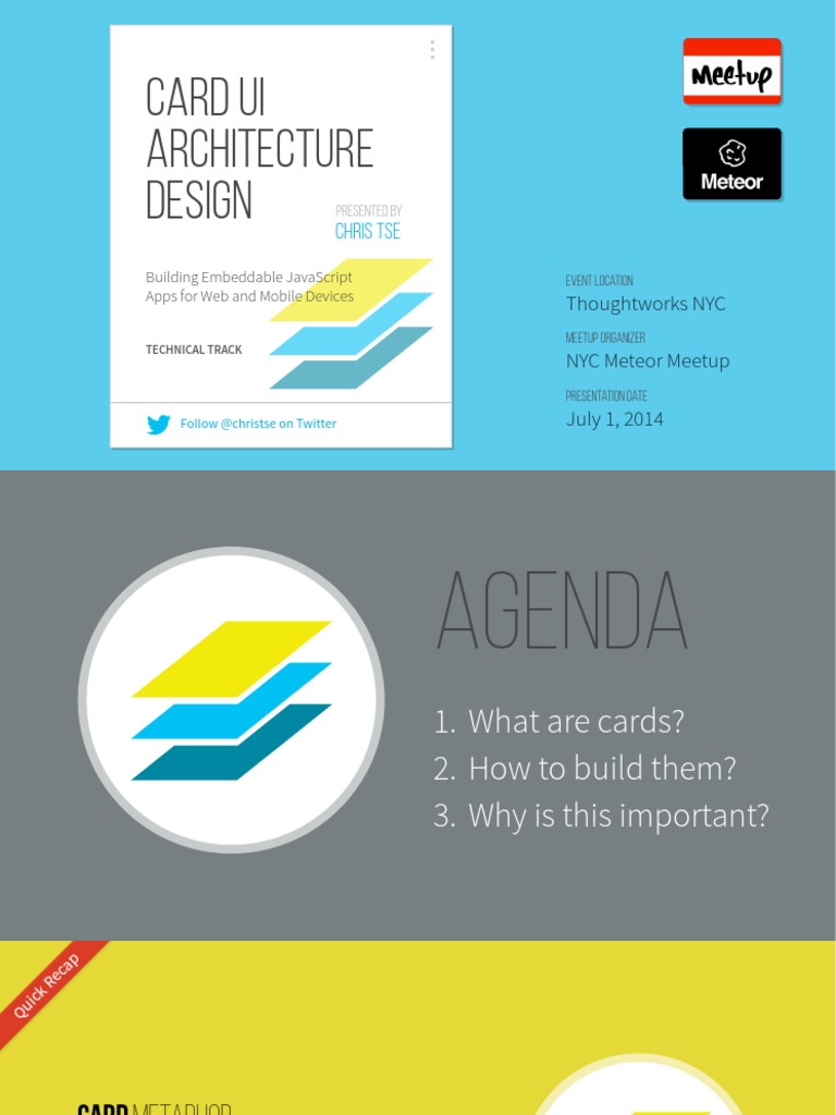 Card UI Architecture Design Deck PDF | PDF | Document Object Model ...