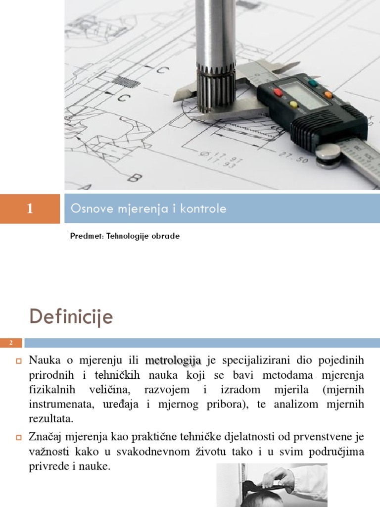 02... Osnove Mjerenja I Kontrole PDF | PDF