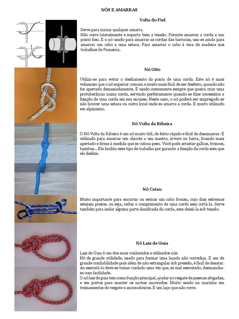 Nós e Amarras | PDF | Instrumentos de corda | Natureza