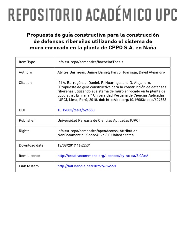 Guía Constructiva de Muro Enrocado | PDF | Control de inundaciones ...