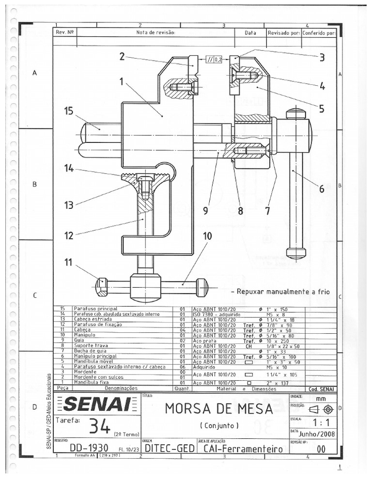 Morsa de Mesa PDF | PDF