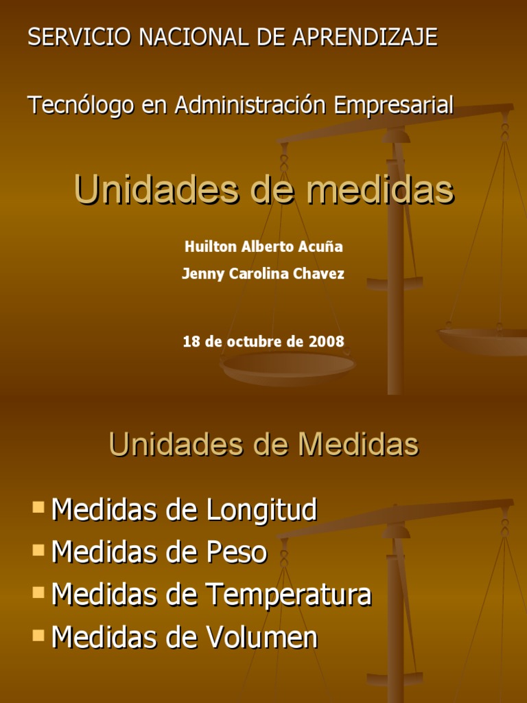 Guía de Unidades de Medida | PDF | Celsius | Volumen