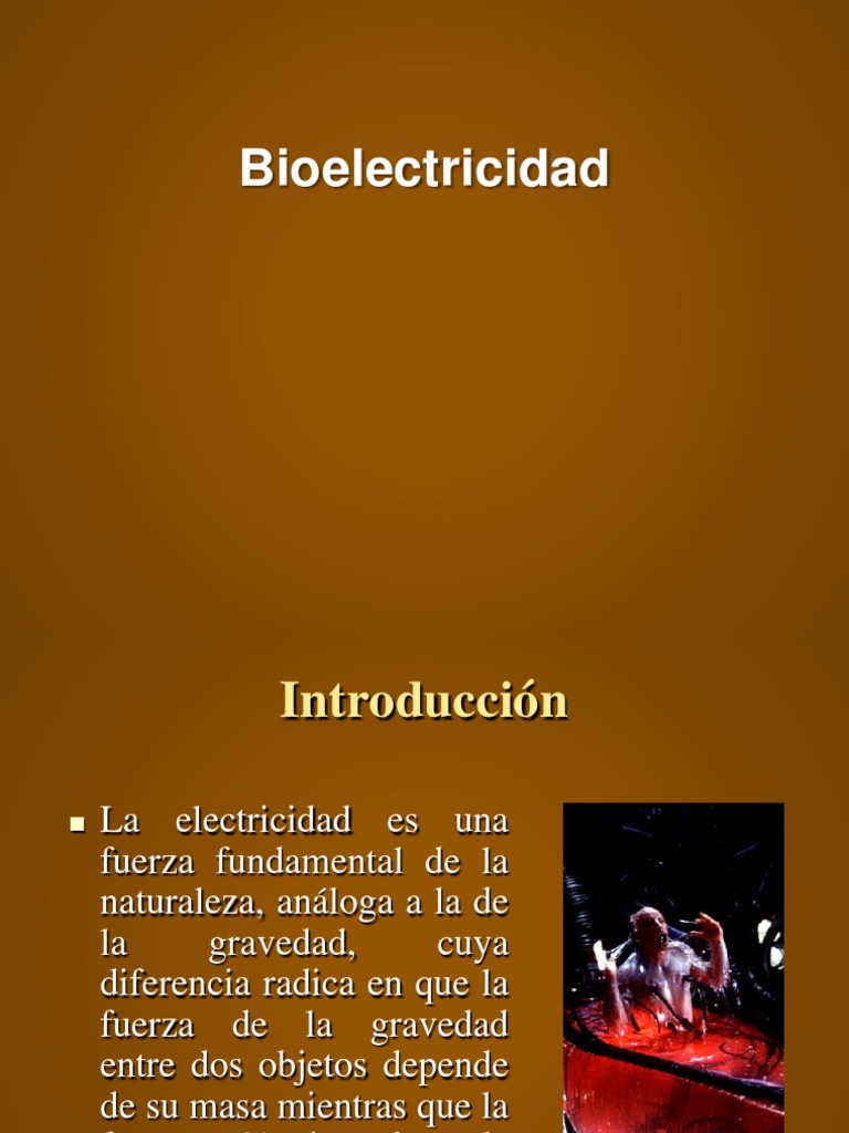 Bioelectricidad | PDF | Potencial de membrana | Electricidad