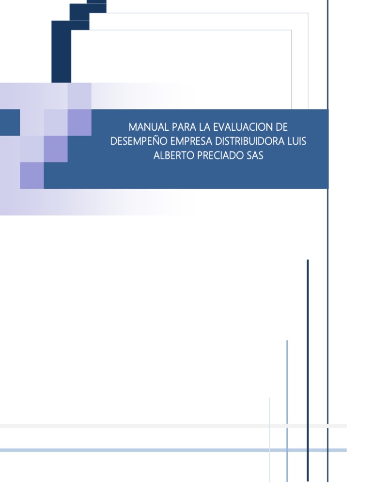 Manual de Eval de Desempeño | Descargar gratis PDF | Evaluación de ... Manual de Eval de Desempeño | Descargar gratis PDF | Evaluación de ...
