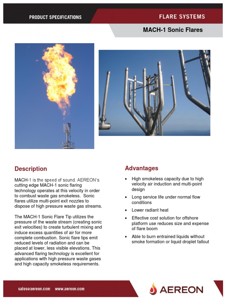 Flare - Systems - MACH-1 SONIC FLARES Product Sheet FINAL | PDF ...