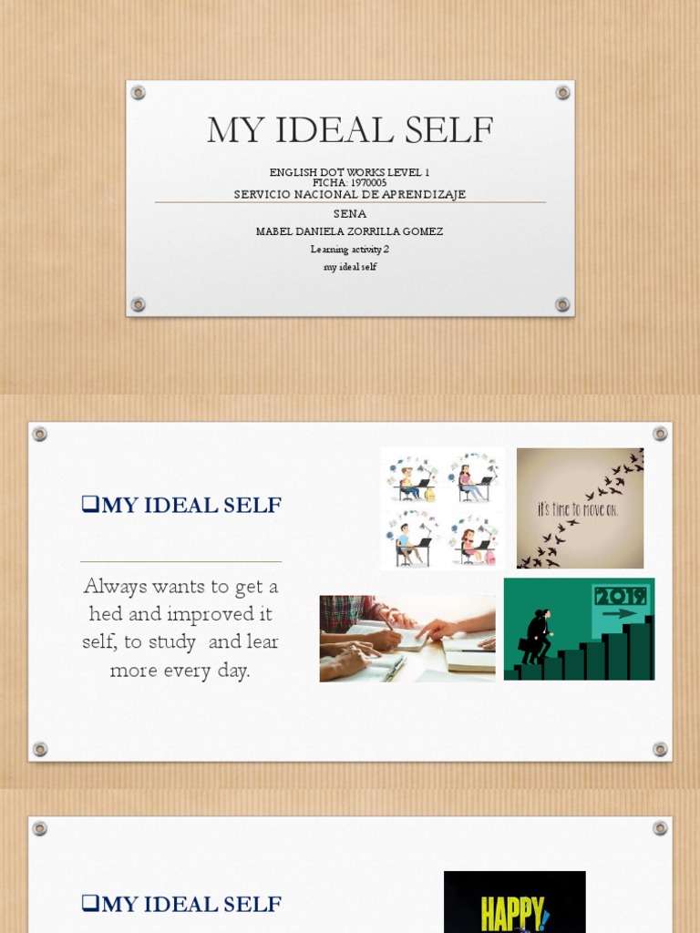 My Ideal Self: Qualities and Characteristics of a Self-Improving ...