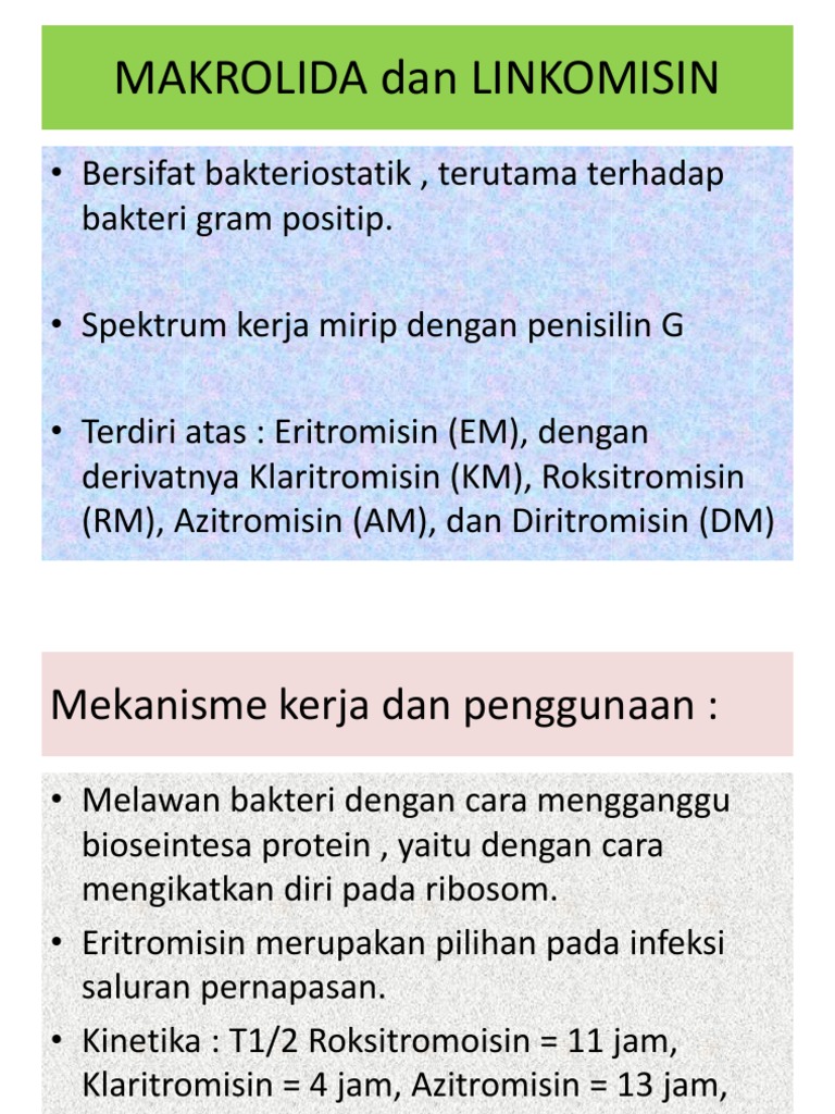 Makrolida Dan Linkomisin 2 | PDF