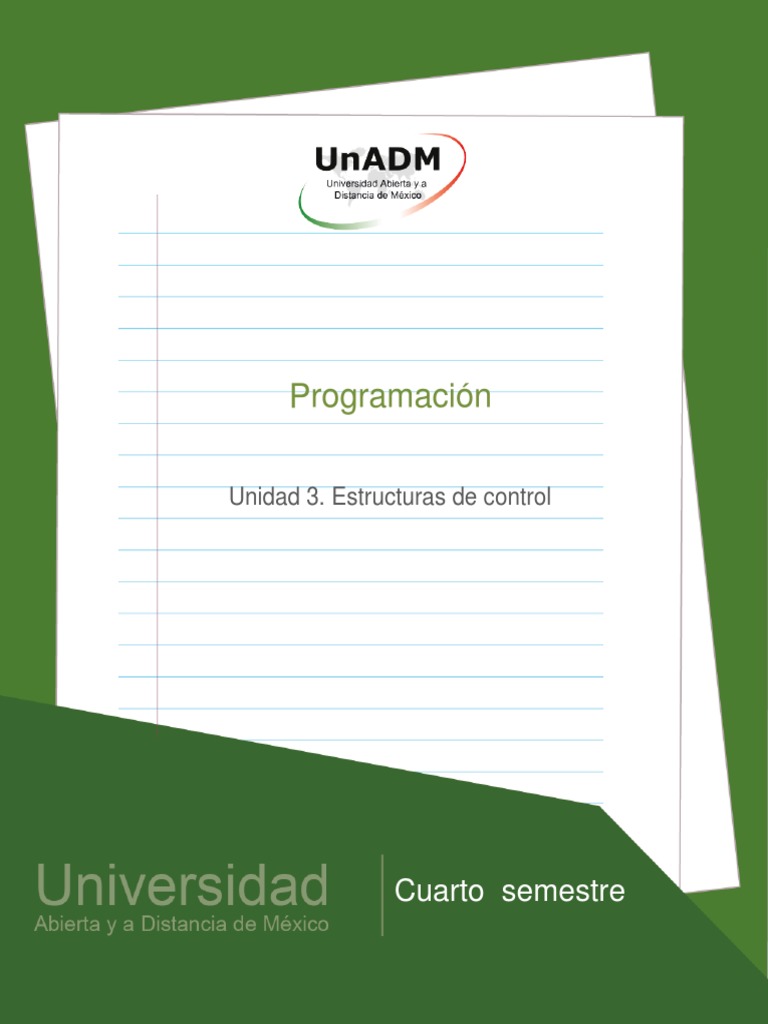 Unidad3 Estructurasdecontrol PDF | PDF | Lenguaje de programación ...