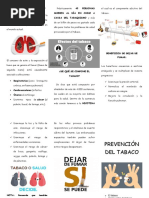 Triptico Tabaco | PDF | Fumar tabaco | Adicción