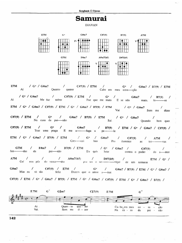 Samurai Songbook Djavan | PDF