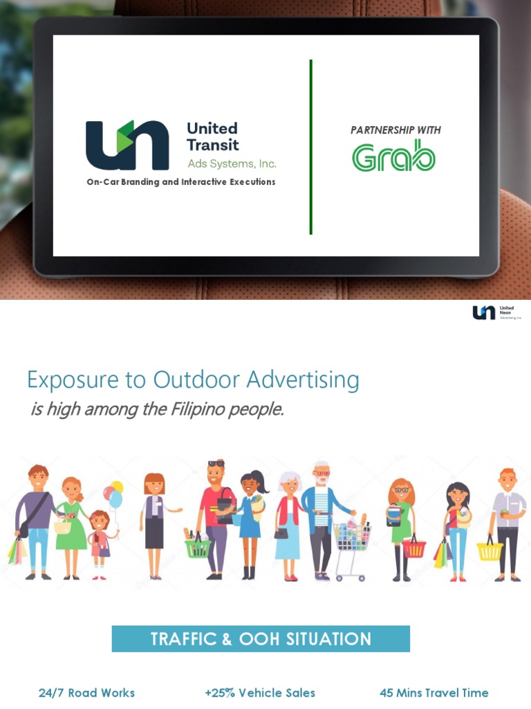 Grab Advertisements Deck | PDF | Marketing Research | Business Economics