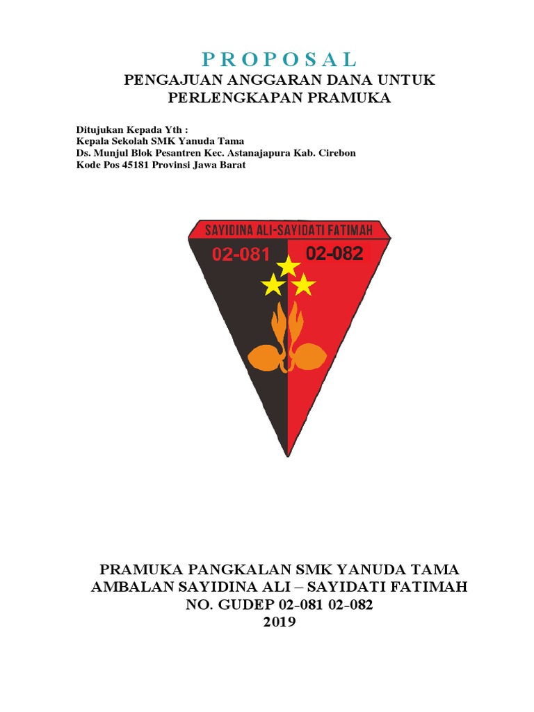 Proposal PRAMUKA | PDF