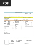 Blood Group Report Template | PDF