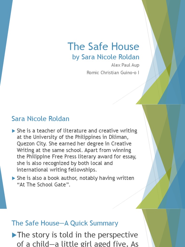 The Safe House Analysis | PDF | Mystery, Thriller & Crime Fiction