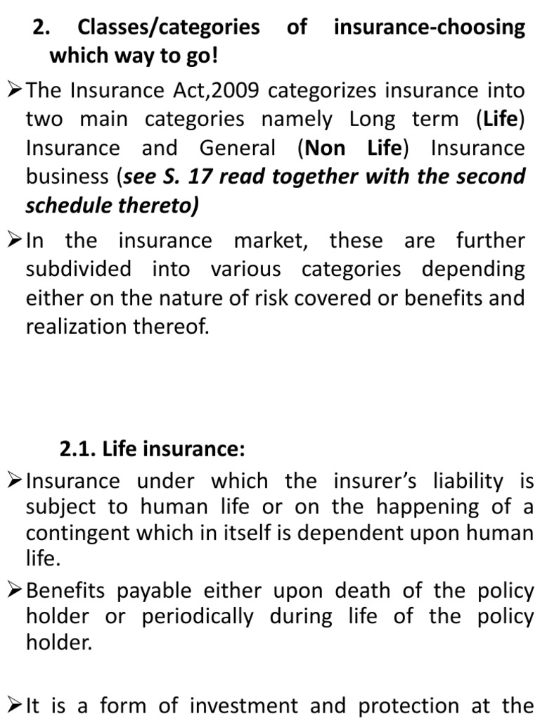 Insurance Classes in Tanzania | PDF | Life Insurance | Liability Insurance