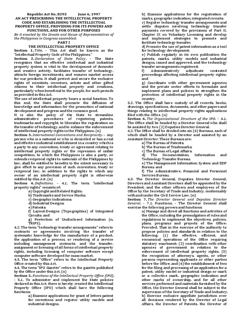 Be It Enacted by The Senate and House of Representatives of The Philippines in Congress ...