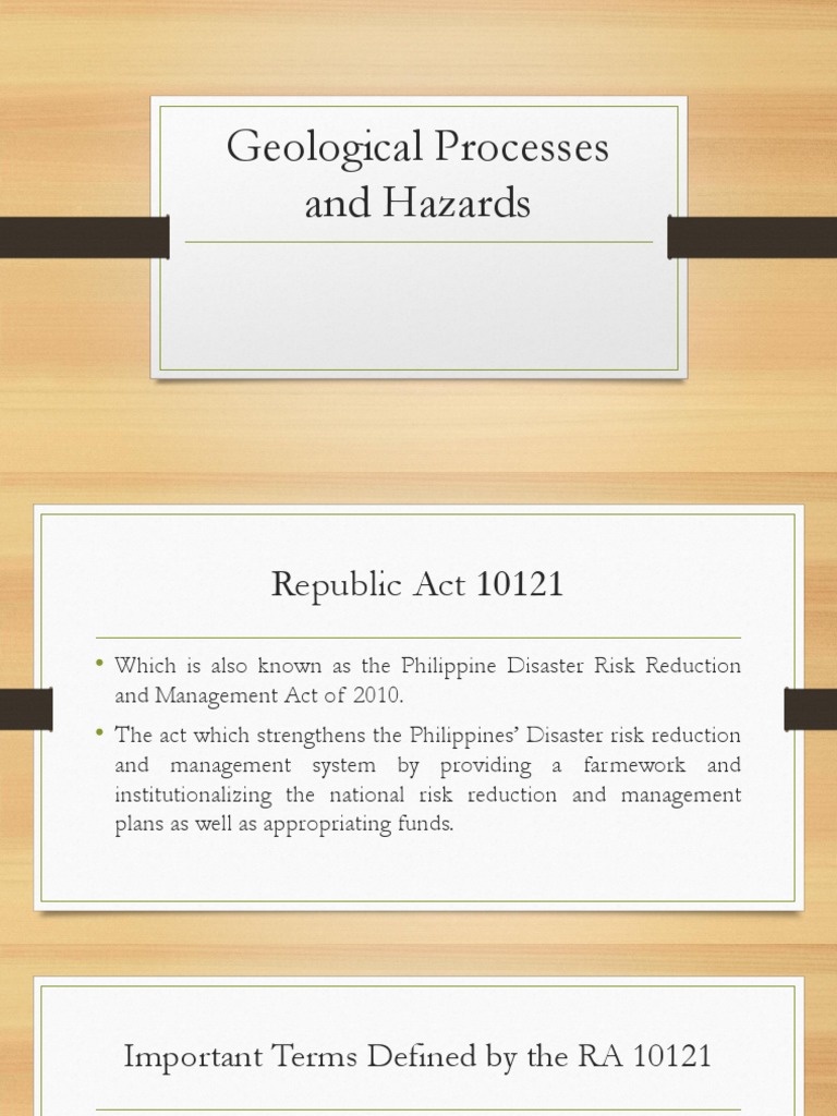Geological Processes and Hazards | PDF | Emergency Management | Tsunami