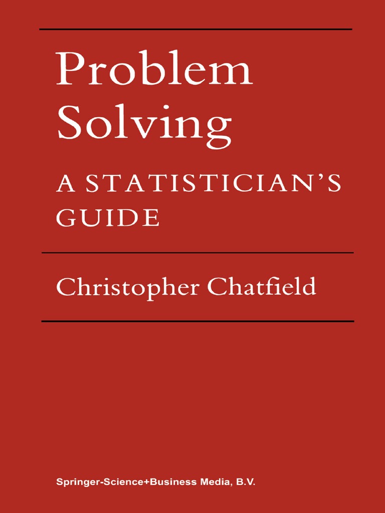 Problem Solving A Statisticians Guide PDF | PDF | Data Analysis ...