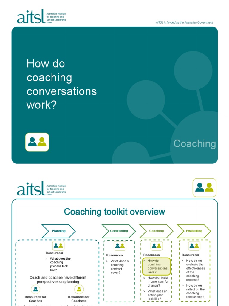 How Do Coaching Conversations Work? | PDF | Goal | Mentorship