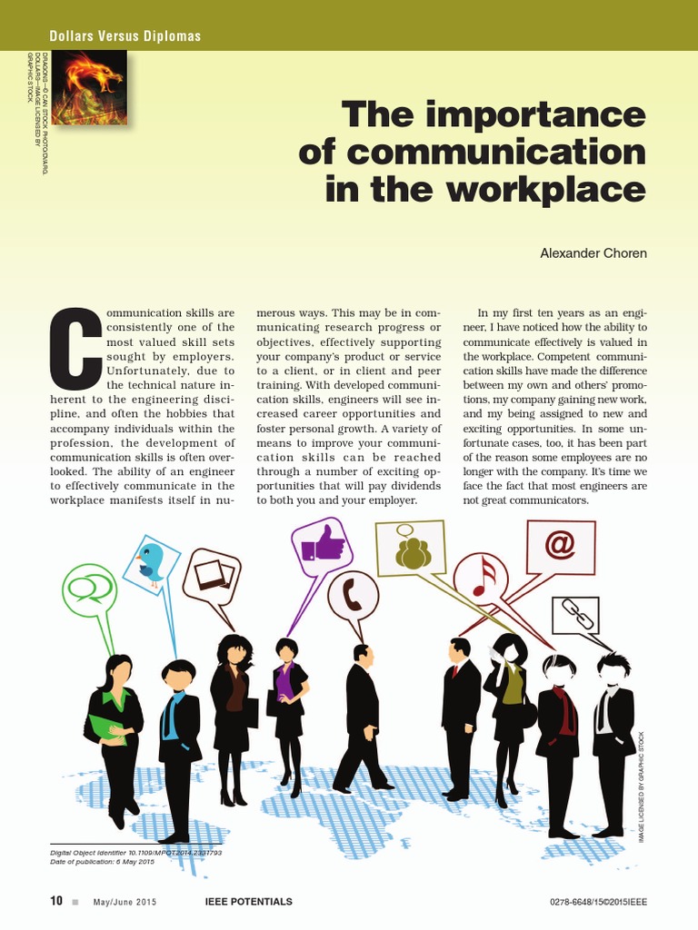 The Importance Of Communication In The Workplace 4 PDF PDF