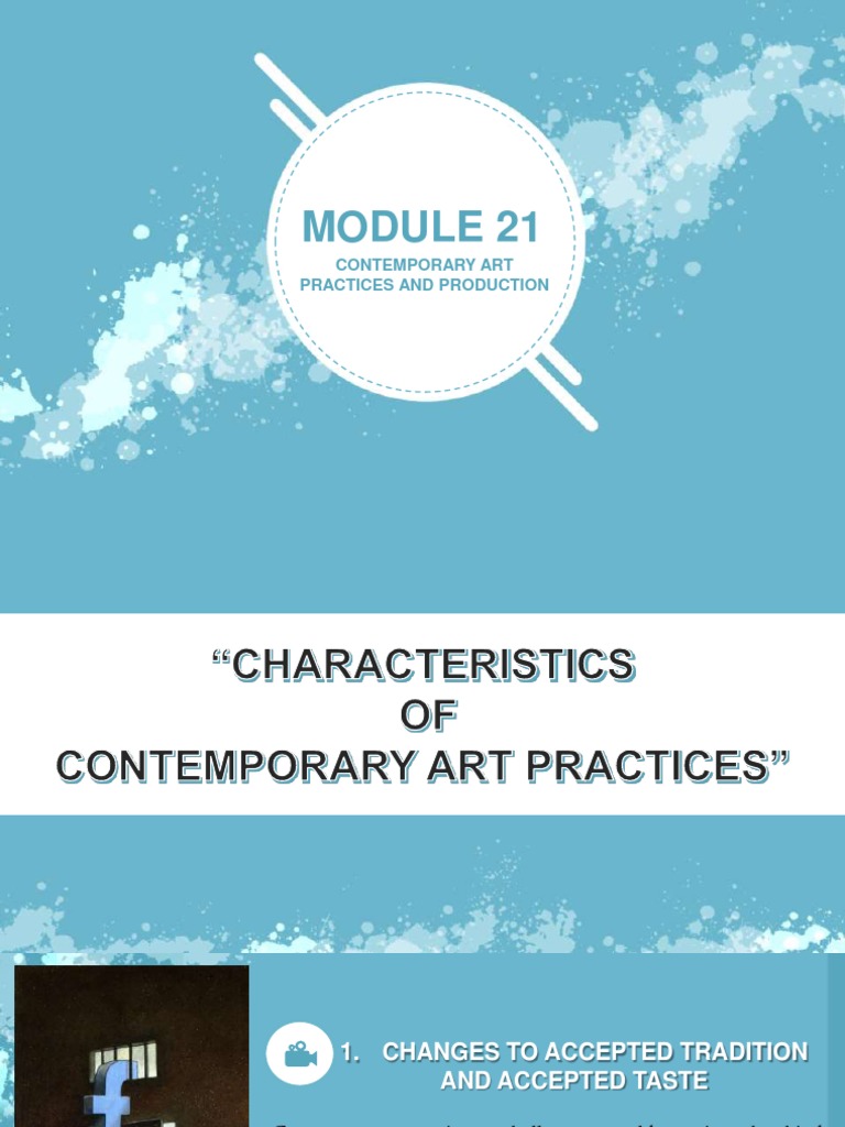 Contemporary Art Practices and Production | PDF | Installation Art ...