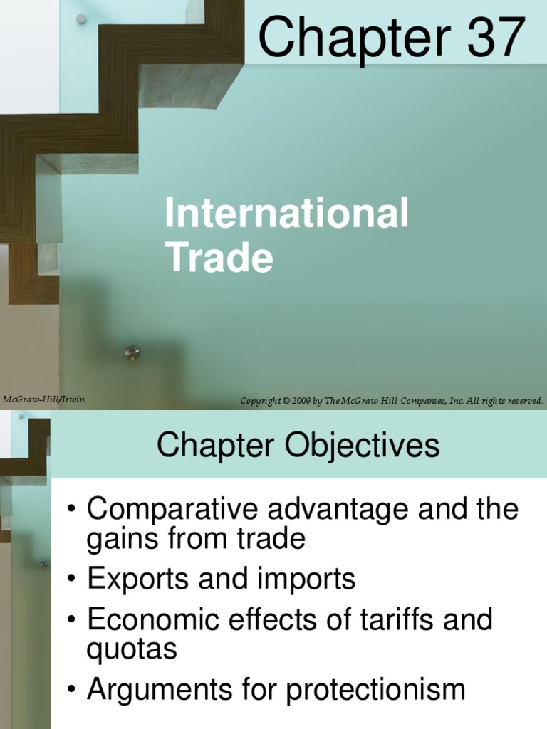 International Trade: Mcgraw-Hill/Irwin | PDF | Supply And Demand ...