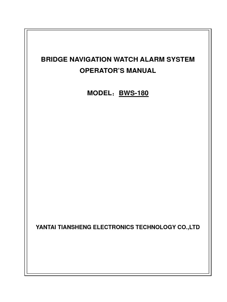 Bnwas Setup Manual | PDF | Power Supply | Navigation