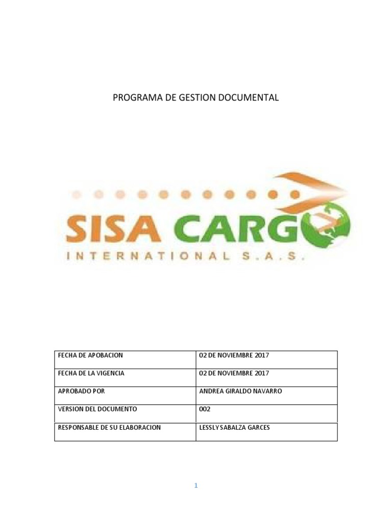 Programa de Gestion Documental | PDF | Software | Planificación