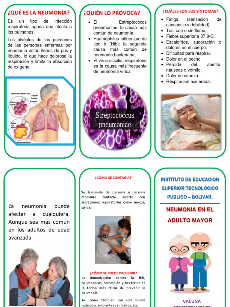 Triptico Terminado | PDF | Neumonía | Patologia clinica