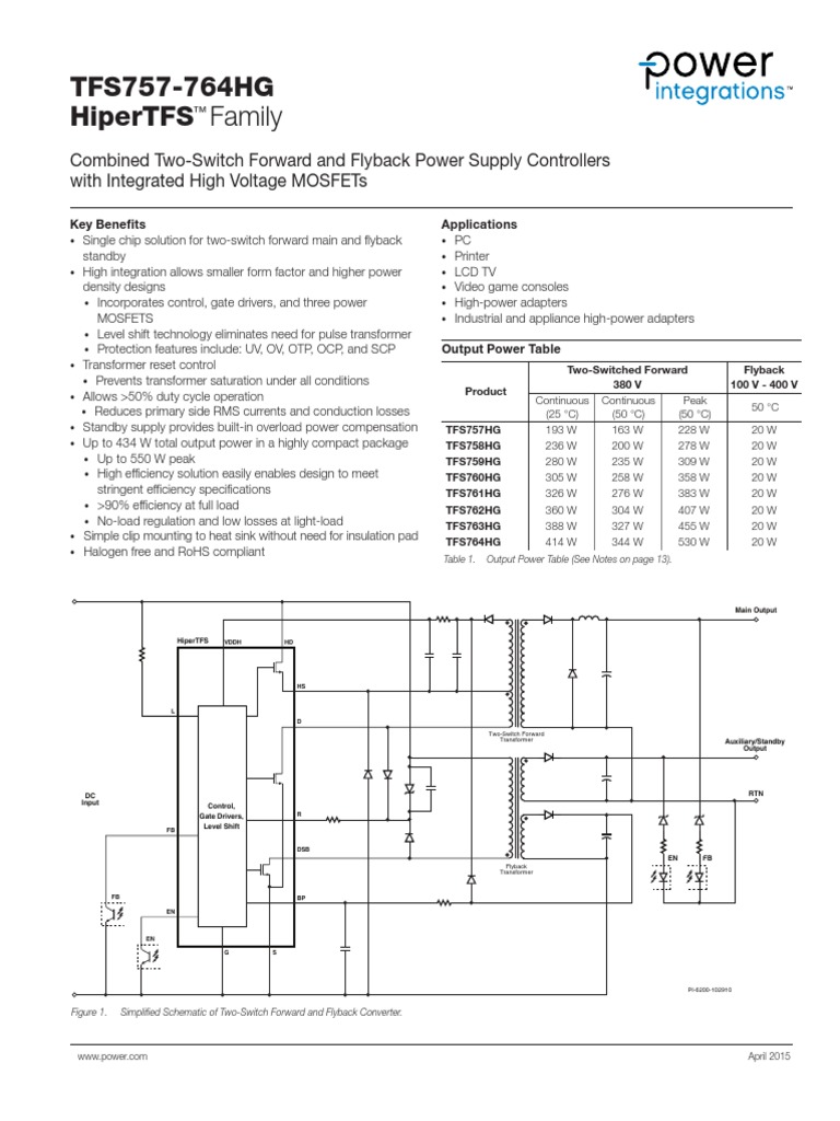 Data Sheet TFS-764-HG | PDF | Mosfet | Field Effect Transistor