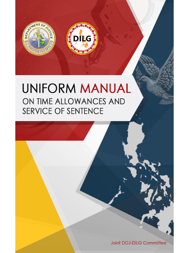 GCTA Law Uniform Manual | PDF | Prison | Bail GCTA Law Uniform Manual | PDF | Prison | Bail