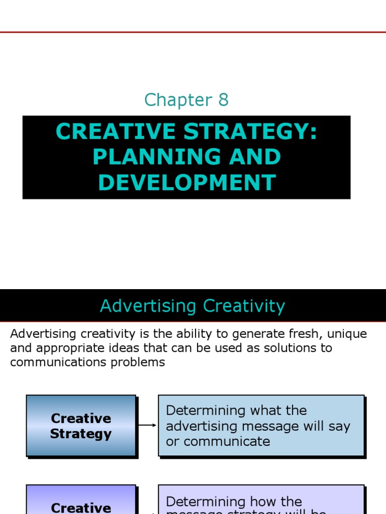 Creative Strategy Development | Download Free PDF | Creativity | Brand