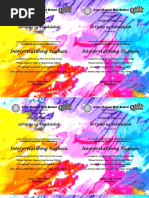 Certificate of Appreciation-Final Template - Tagalog-Edited | PDF