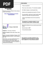 Convera Student Infosheet | PDF | Payments | Banks