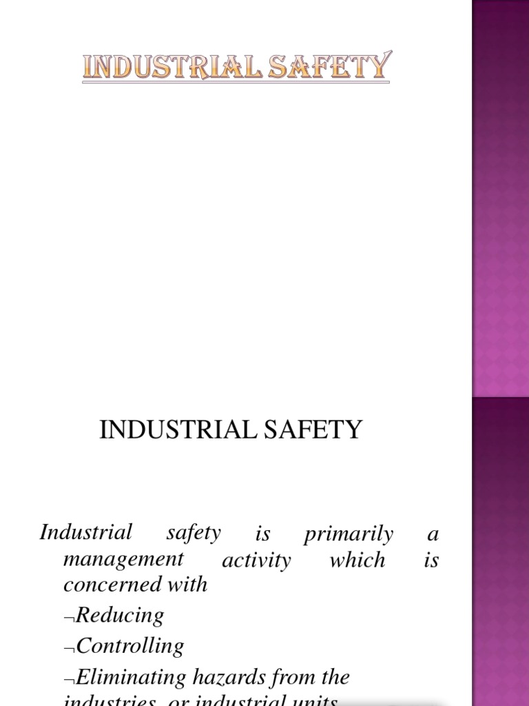 Industrial Safety | Download Free PDF | Occupational Safety And Health ...