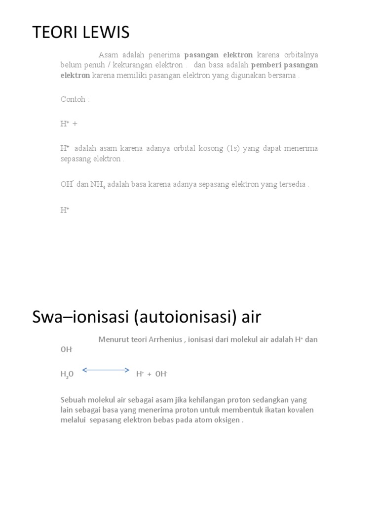 Teori Lewis | PDF