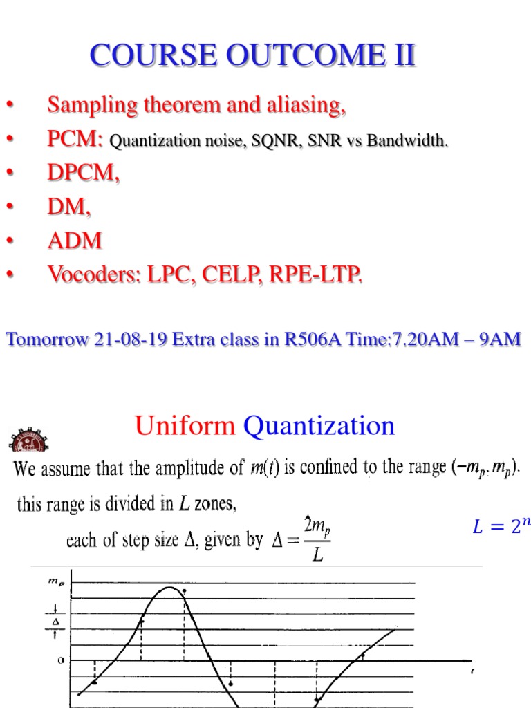 On Pulse Modulation and PCM | PDF | Analog To Digital Converter | Sampling (Signal Processing)
