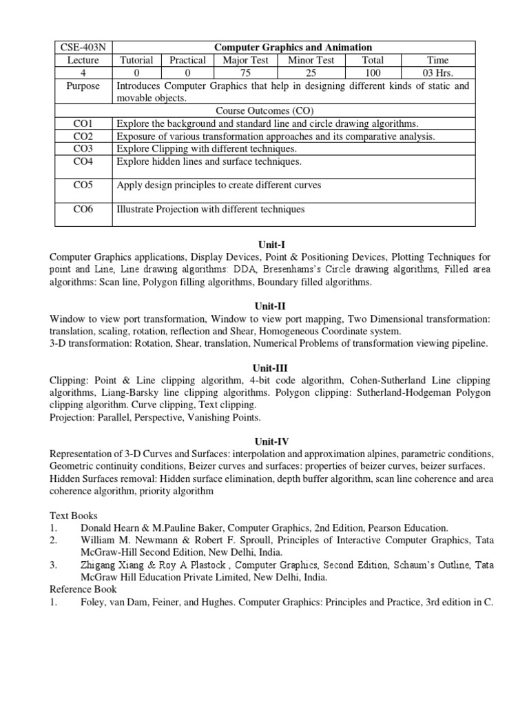 ICG Material | PDF | Computer Graphics | 2 D Computer Graphics