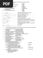 First Summative Test in SCIENCE 5 2nd Quarter | PDF | Reproductive ...