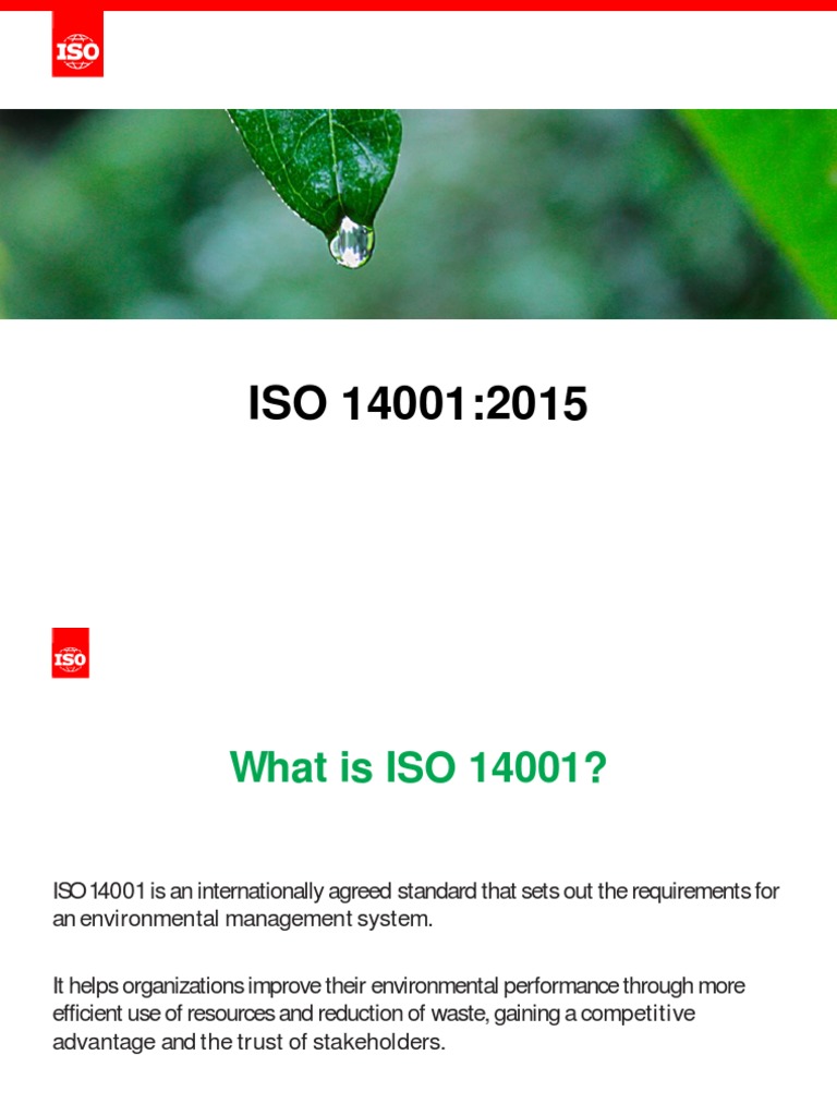 Iso 4001 | PDF | Environmental Resource Management | Environment