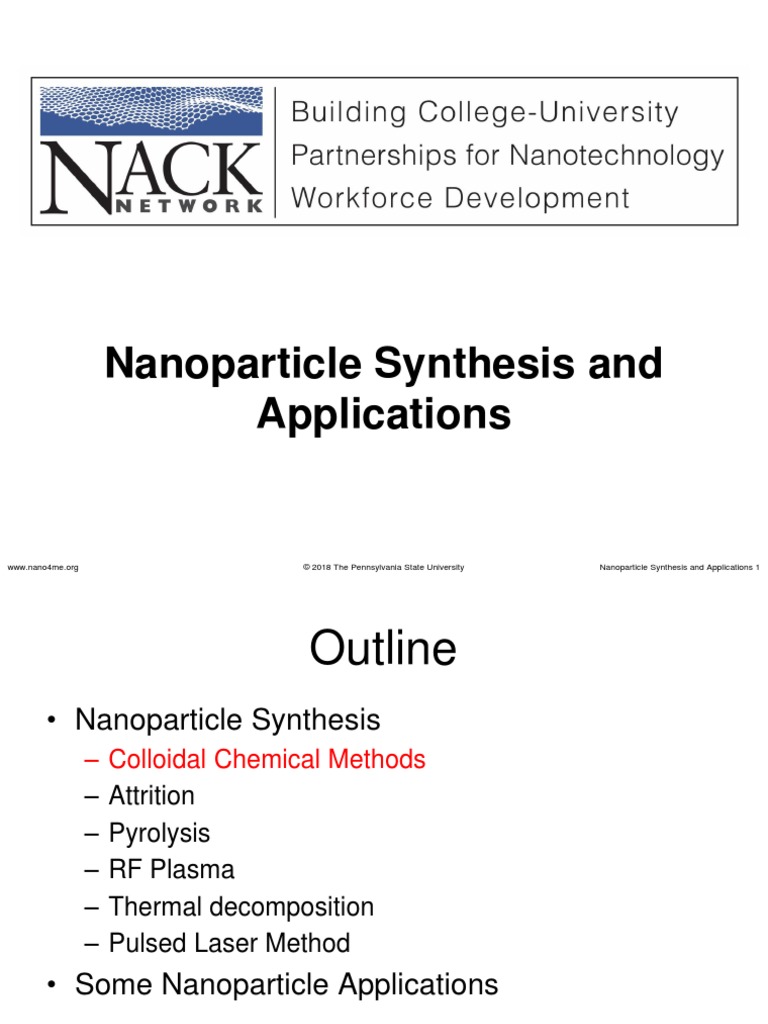NACK U3 Maeder Nanoparticle Synthesis | PDF | Nanoparticle | Titanium Dioxide