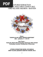 Contoh - LPJ (LAPORAN PERTANGGUNGJAWABAN NATAL) PEMUDA/I - NAPOSO | PDF