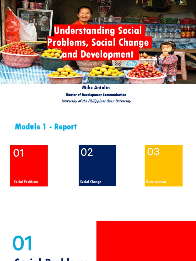 (Report) Module - 1 - Understanding Social Change, Social Problems, and ...