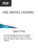 Fire Service Ladder Types Guide | PDF | Ladder | Fire Engine