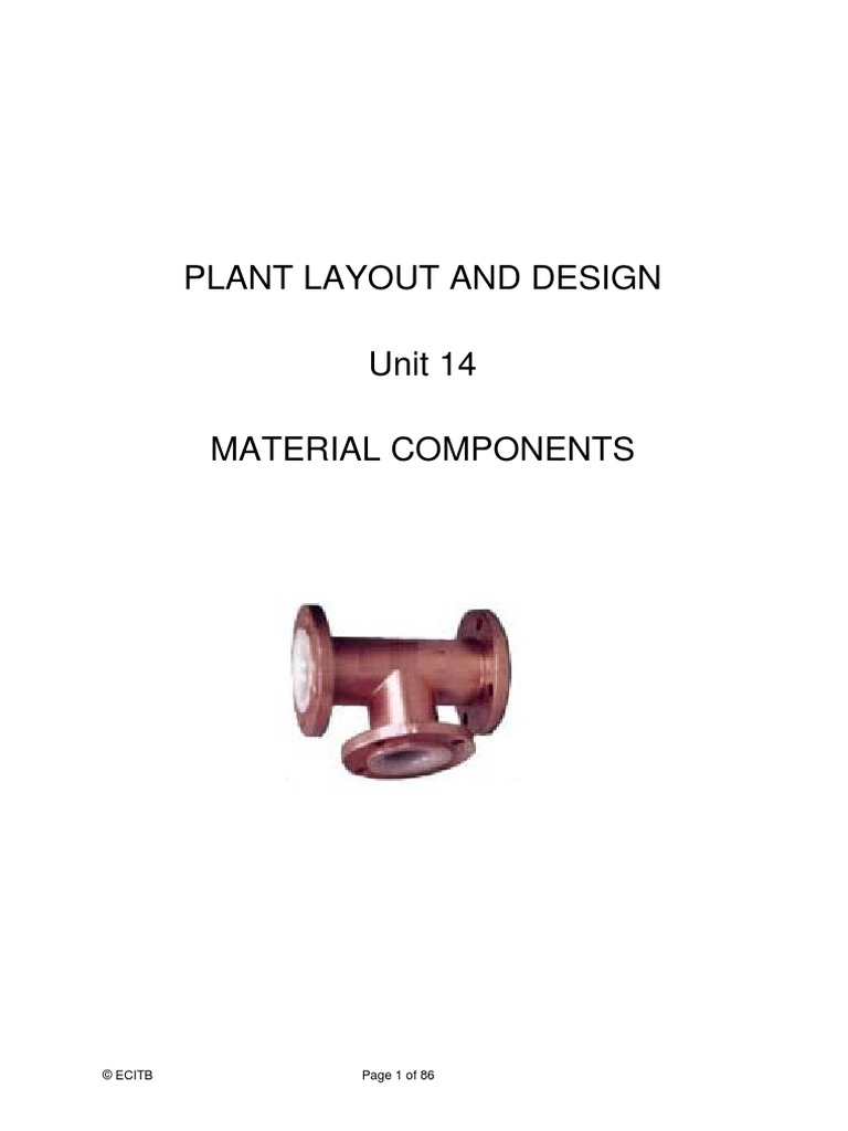 Material Components Learner Handout | PDF | Pipe (Fluid Conveyance ...